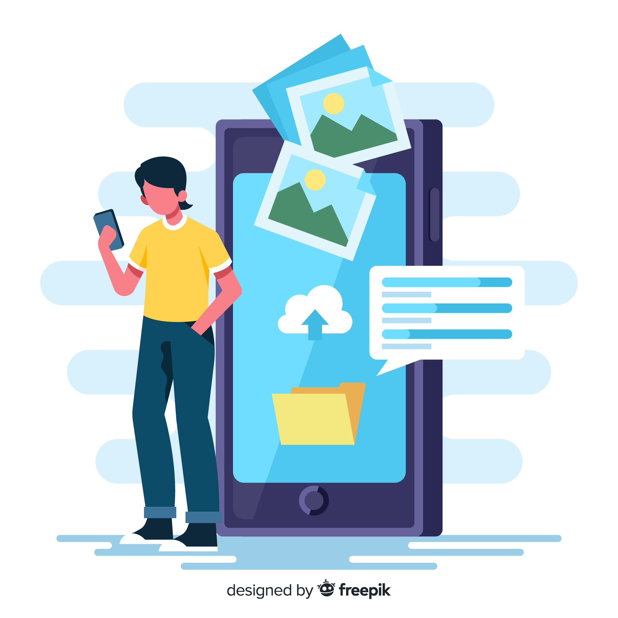 Mobile Multi File Uploader for Bubble by Lesscode.io